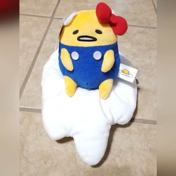 Sanrio | Toys | Sanrio Gudetama In Hello Kitty Costume 7 Inch Plush ...